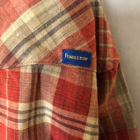 Pendleton | Shirts | Pendleton Woven Plaid Shirt Xl | Poshmark
